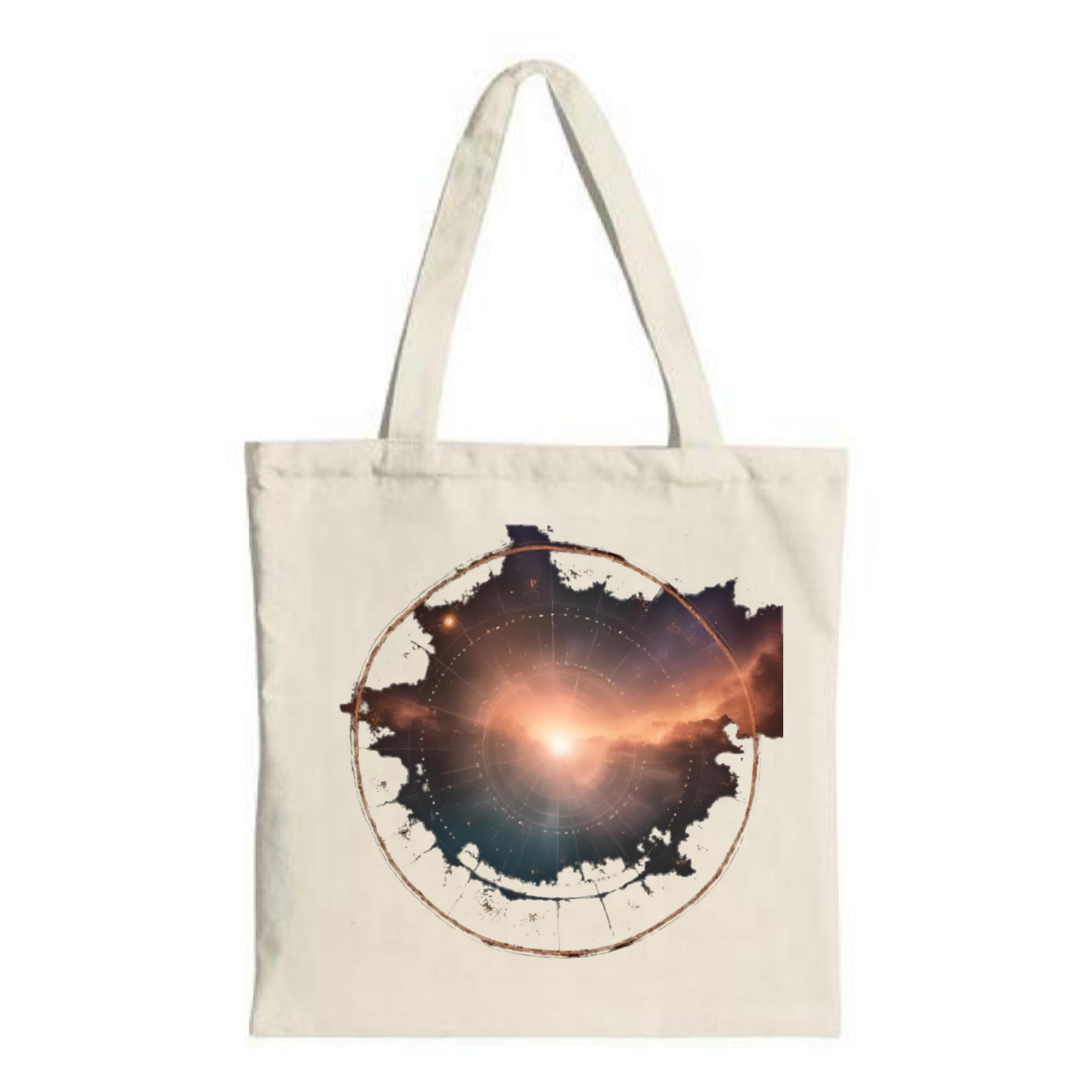 Celestial Compass Tote Bag - Stunning canvas design with a bright ...