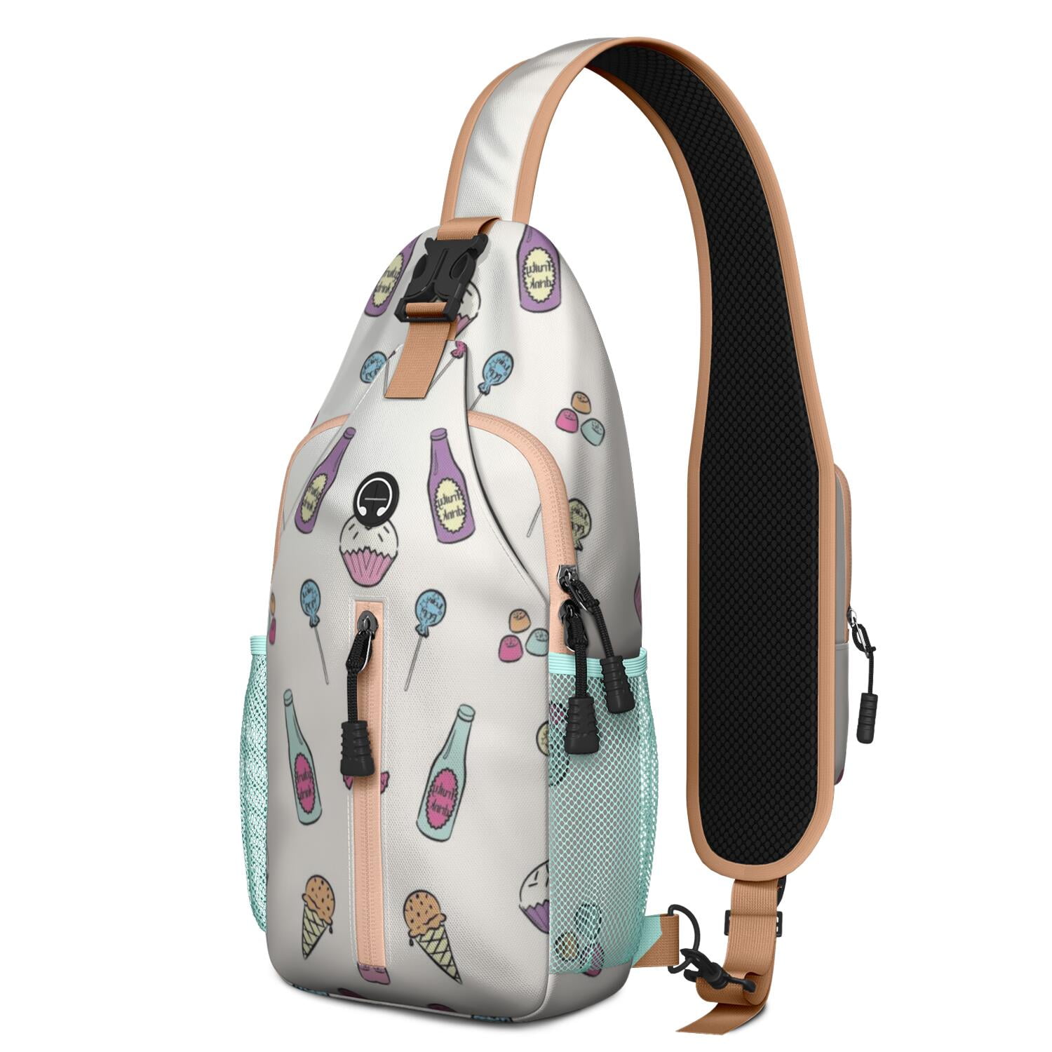 Celestial Cosmos Sling Bag with Star and Nebula Prints – Lightweight ...