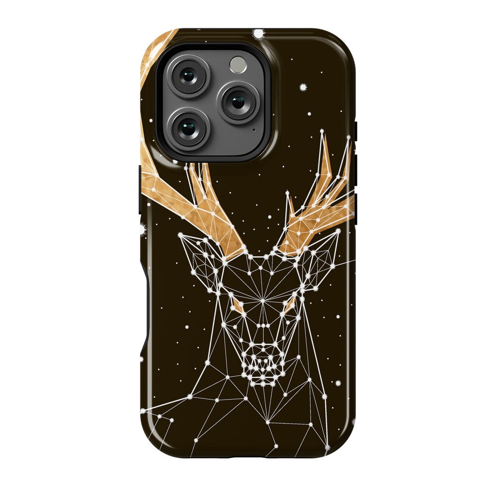Celestial Deer Starry Night Forest Phone Case 17 16 15 14 13 12 11 Pro ...