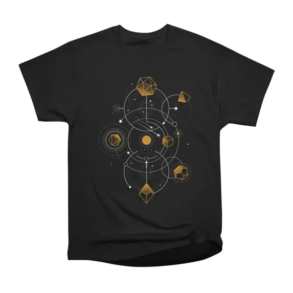 Celestial Dice RPG Gamer Dice T-Shirt Tee Gift For Him Merch For Her ...