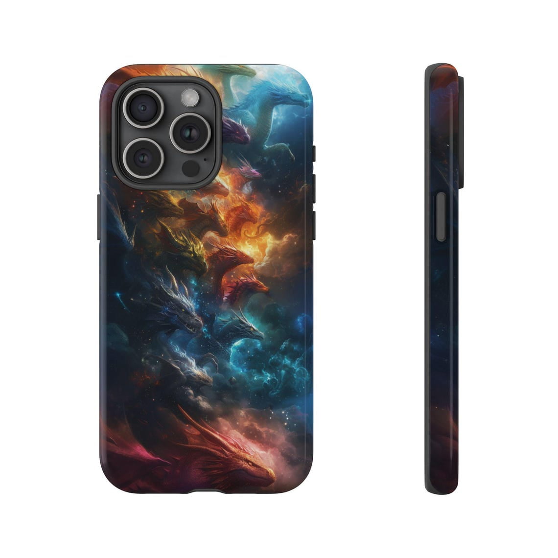 Celestial Dragon Mythical Nebula Fantasy Creature Art Phone Case for ...