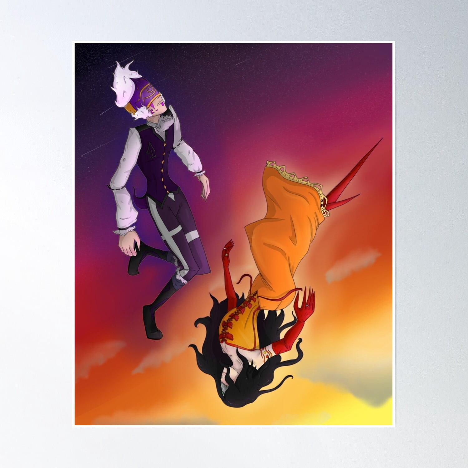 Celestial Drift Poster Wall Art, Modern Wall Decor, 12x18 UNFRAMED ...