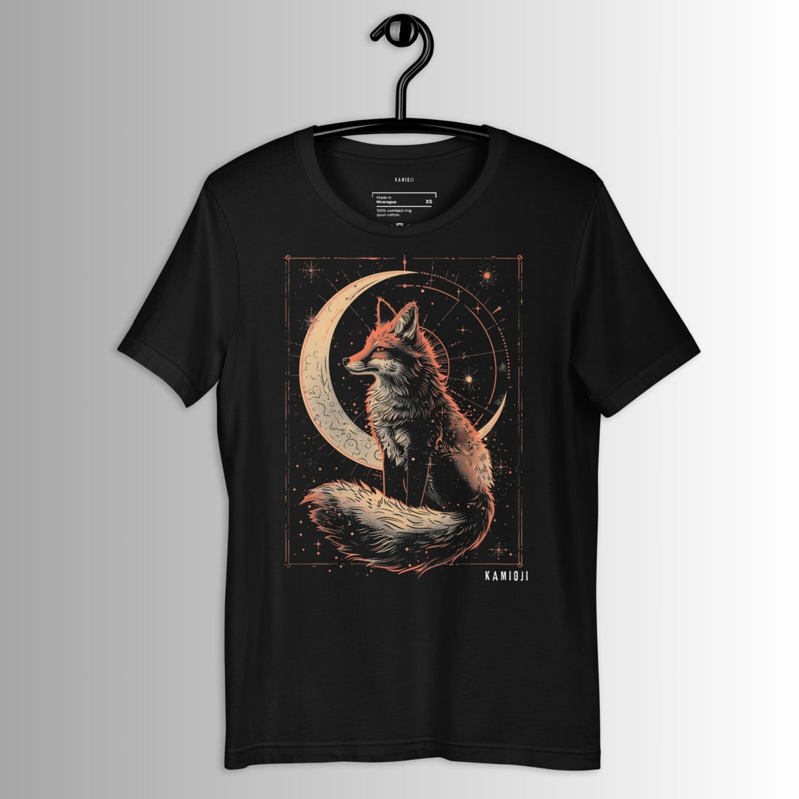 Celestial Fox T-Shirt Moon And Stars,Street Style, Funny Trendy ...