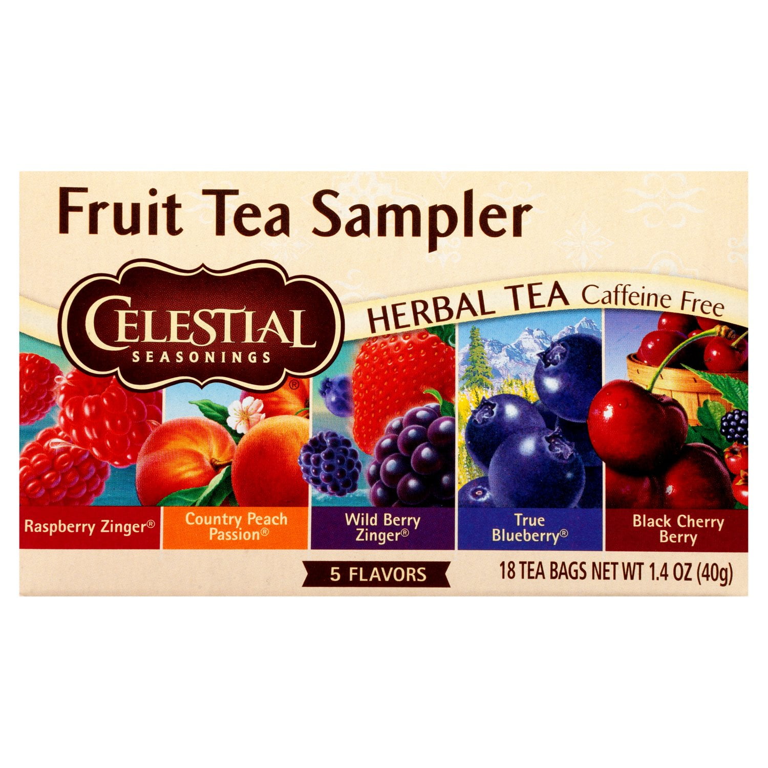 Celestial Fruit Sampler Seasonings Tea - Walmart.com