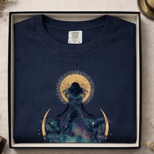 Celestial Gift for Her – Moon Magic Shirt, Mystical Moon Tee, Cosmic ...