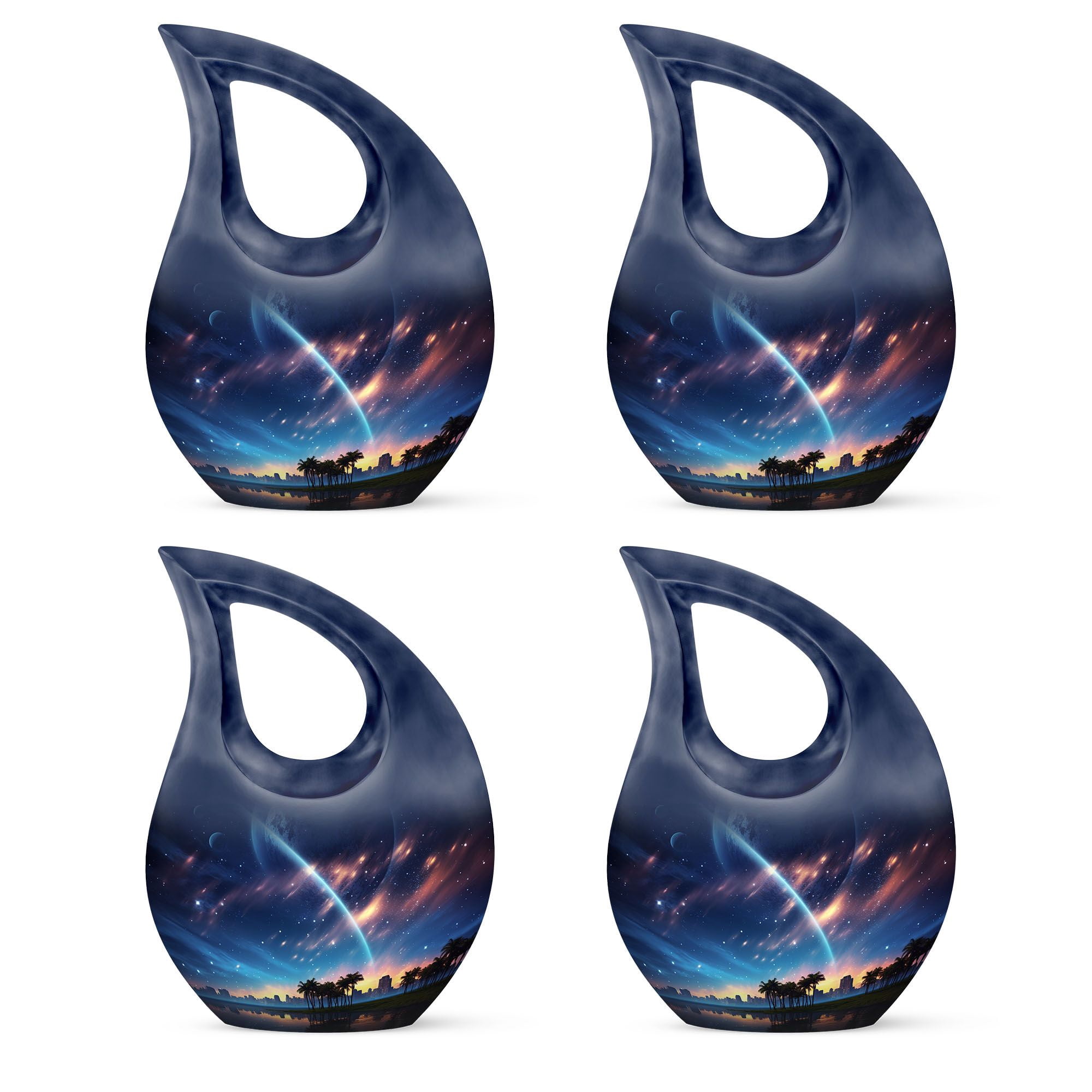 Celestial Glow Urn - Urns For Human Ashes Adult Man - Mini Cremation ...