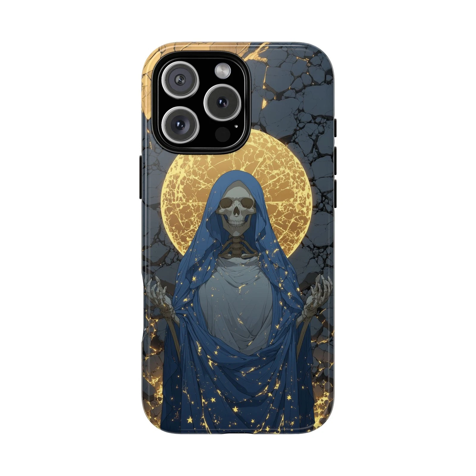 Celestial Golden Glow Phone Case for iPhone 17 through 11 Pro Max ...