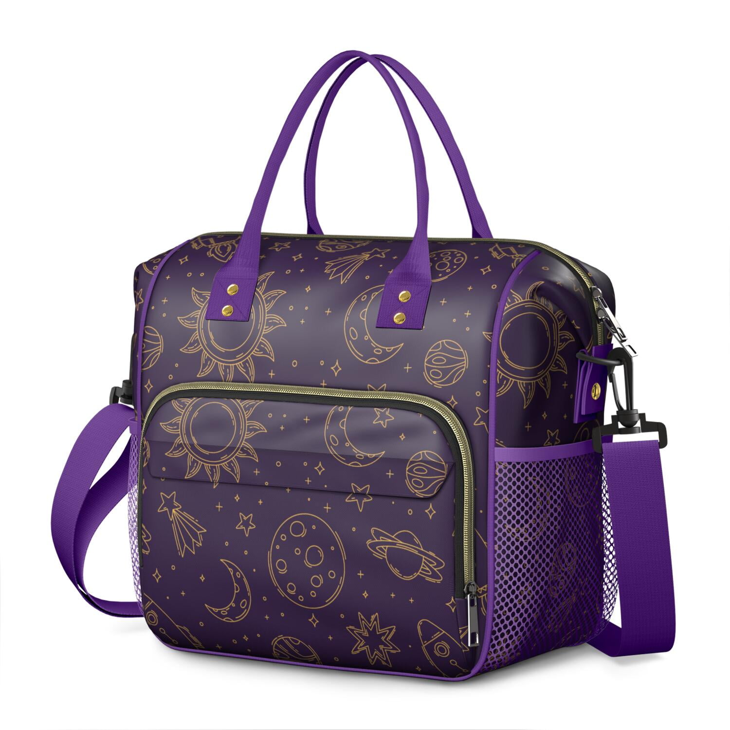 Celestial & Gothic Large Cooler Bag - Sun & Moon Print Insulated ...