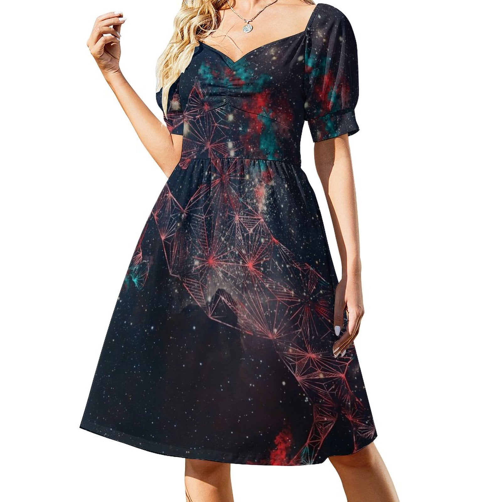Celestial Horse Sleeveless Dress women party dresses Long veiled ...