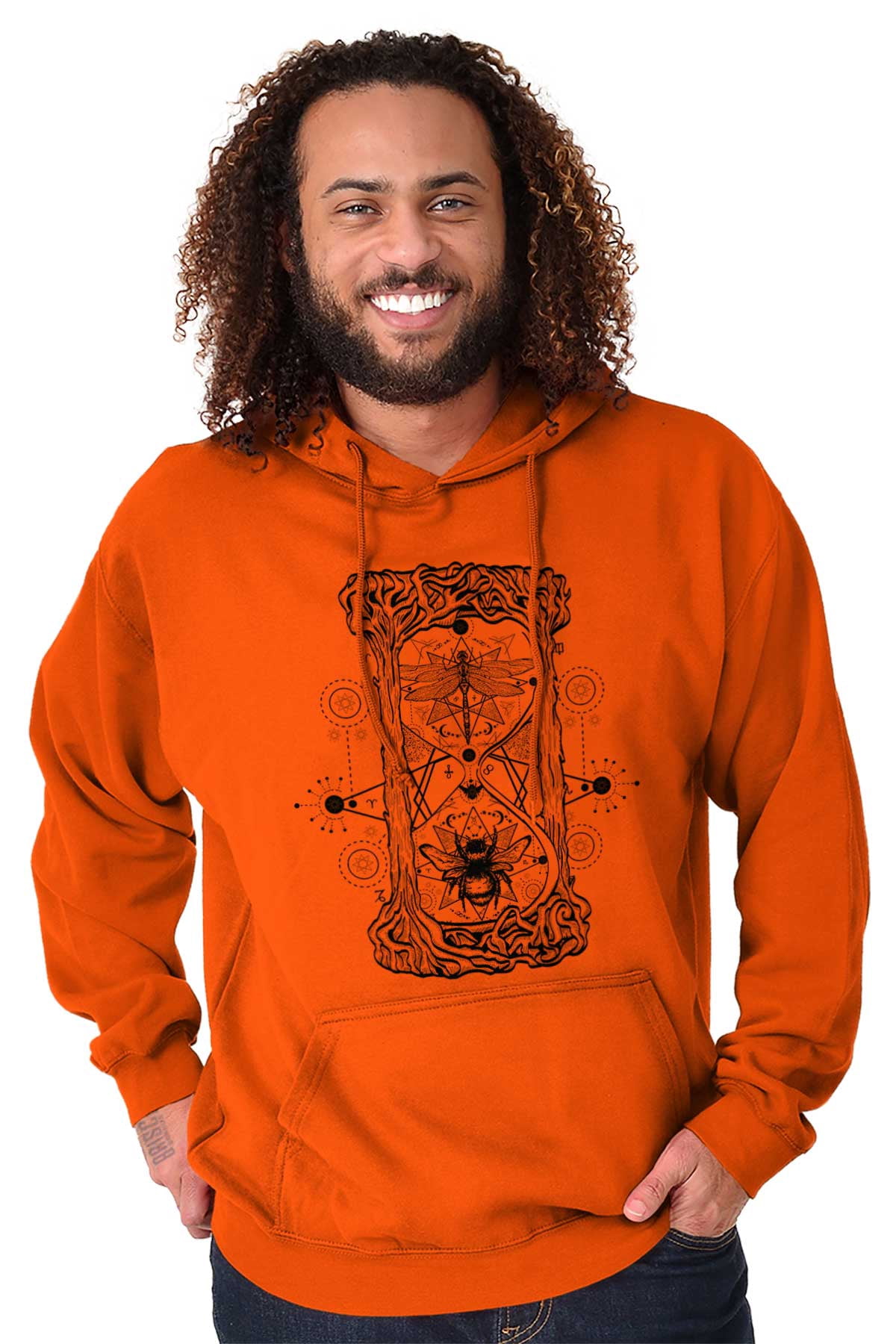 Celestial Hourglass Symbolic Bee Unisex Plus Size Hoodie Brisco Brands ...