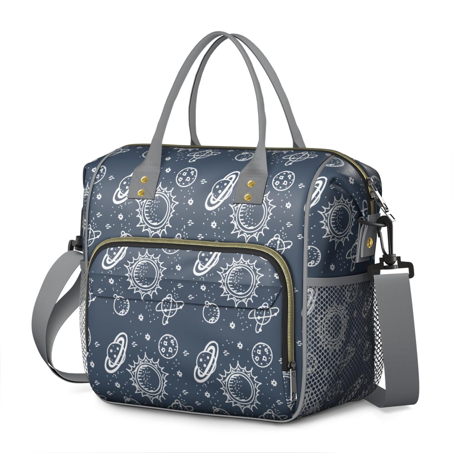 Celestial Journey Insulated Lunch Tote – Leakproof and Waterproof Large Lunch Box with ...