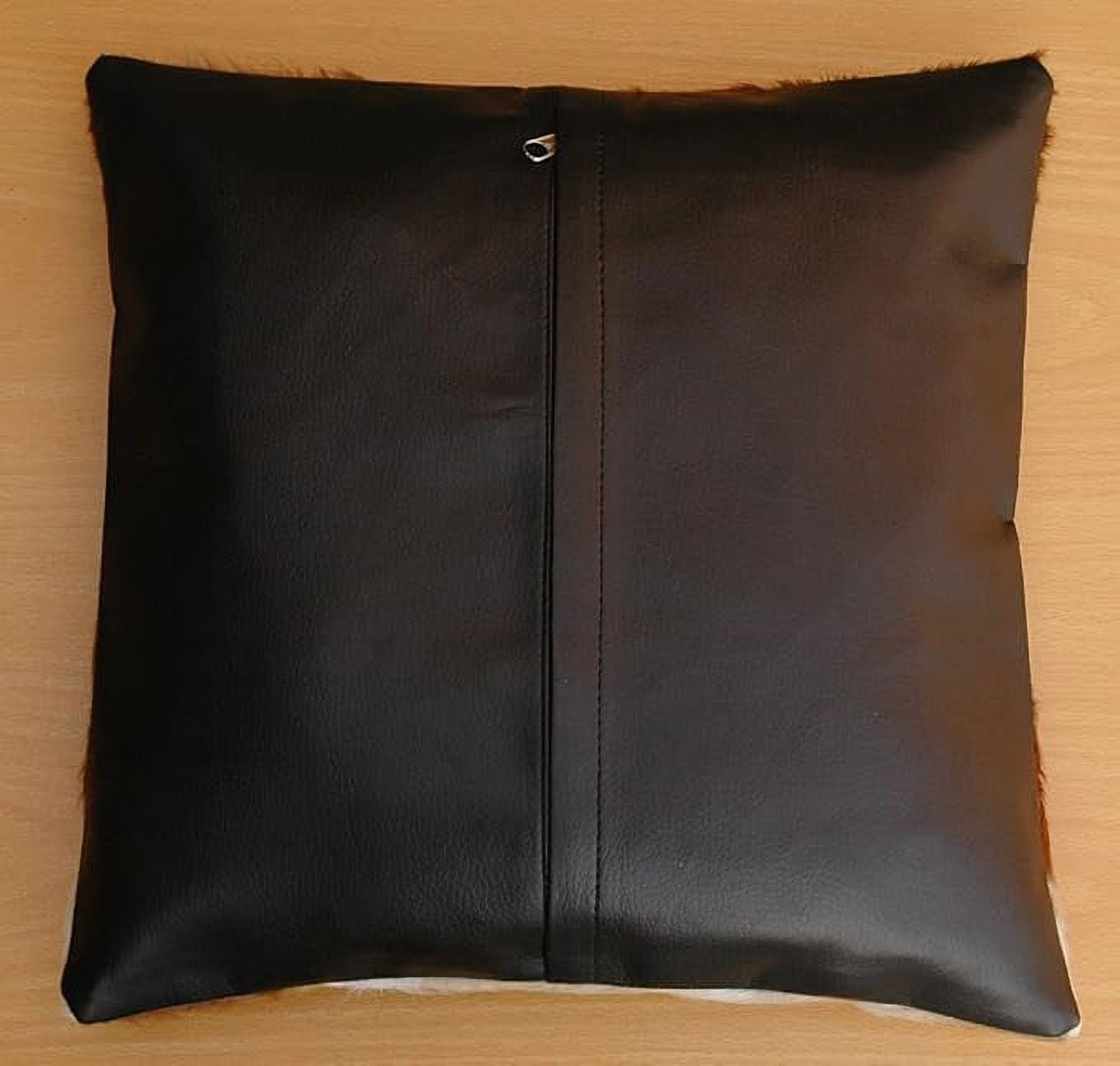 Celestial Leather London 15x15 Inches Natural Cowhide Skin Cushion ...
