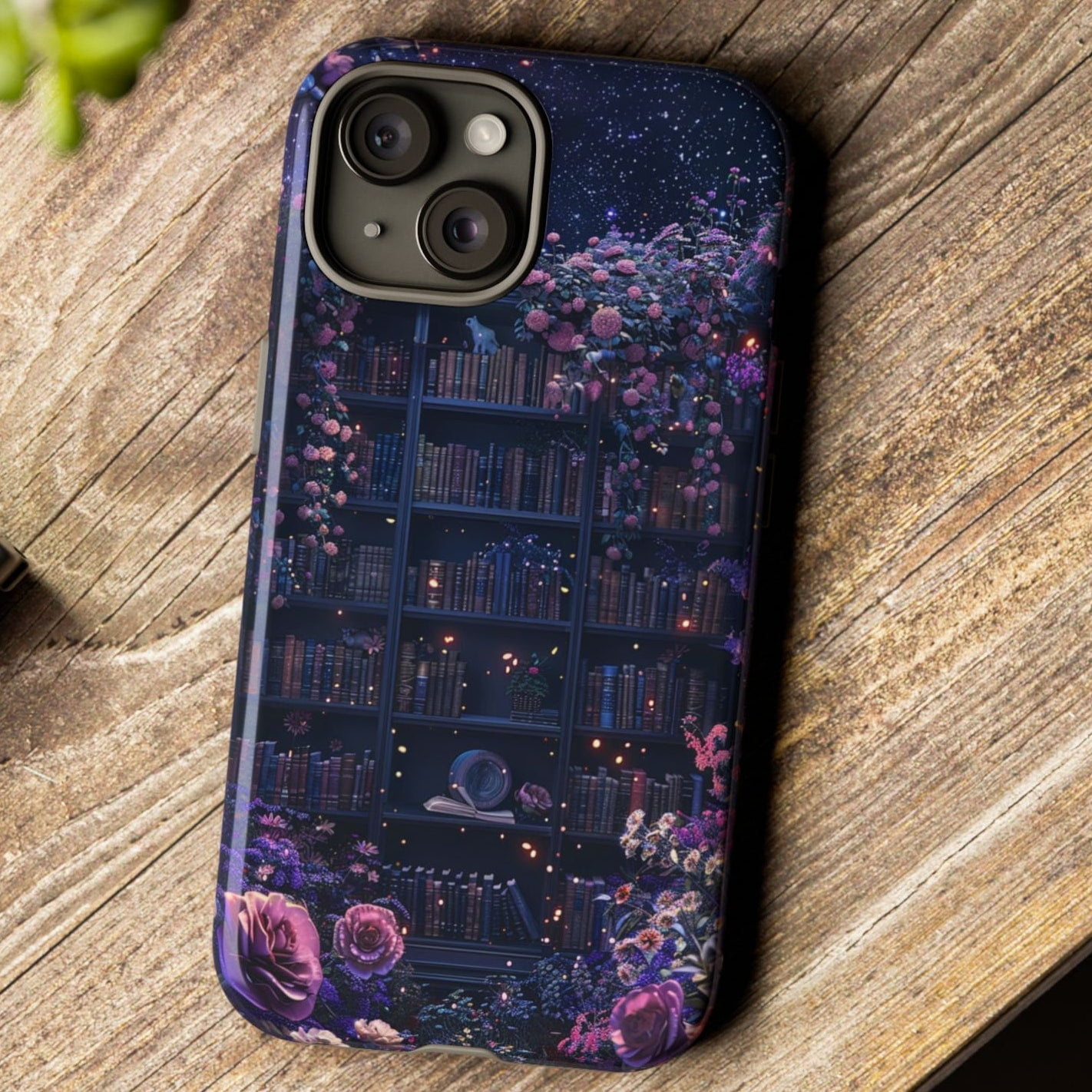 Celestial Library Night Sky Book Lover Phone Case for iPhone 17 to 11 ...