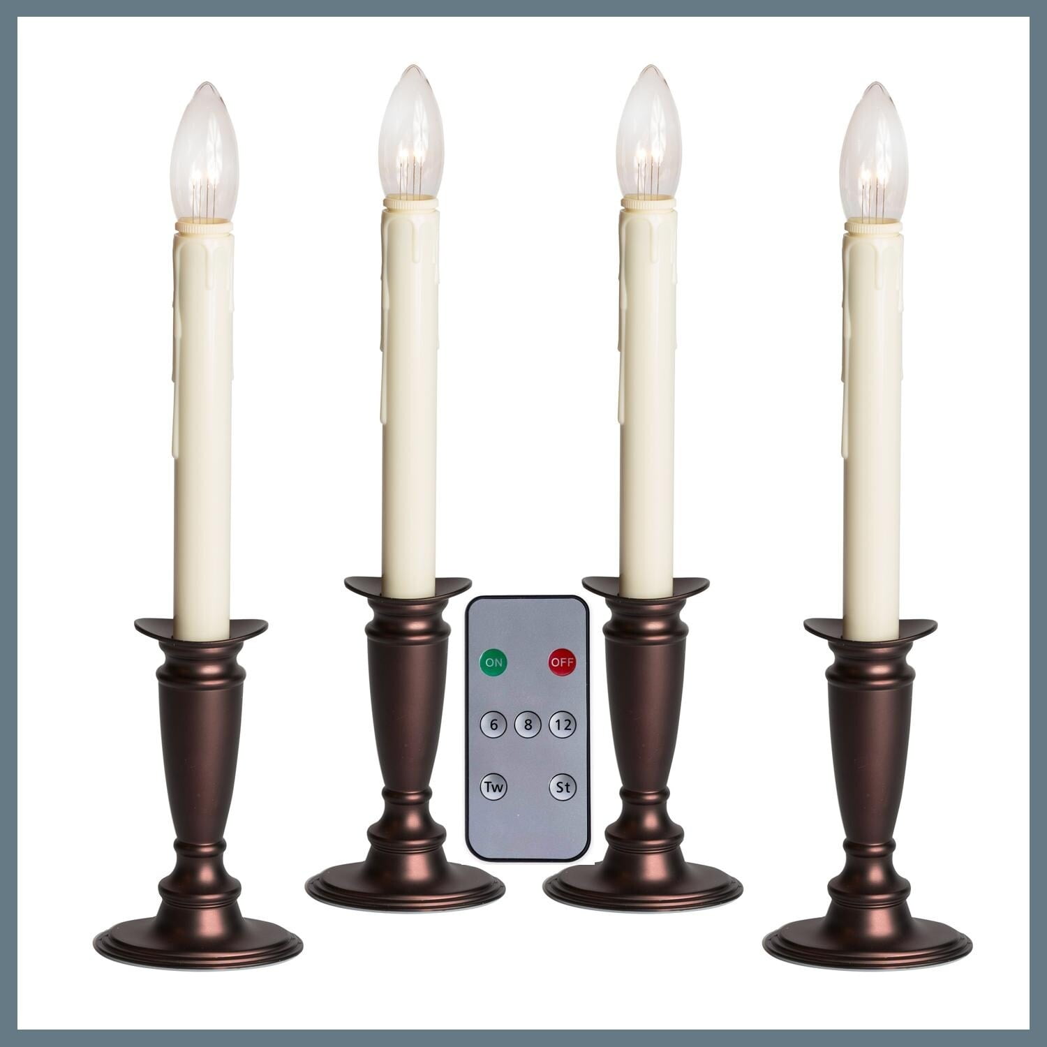 Celestial Lights Battery Operated Bi-Directional LED Adjustable Base ...