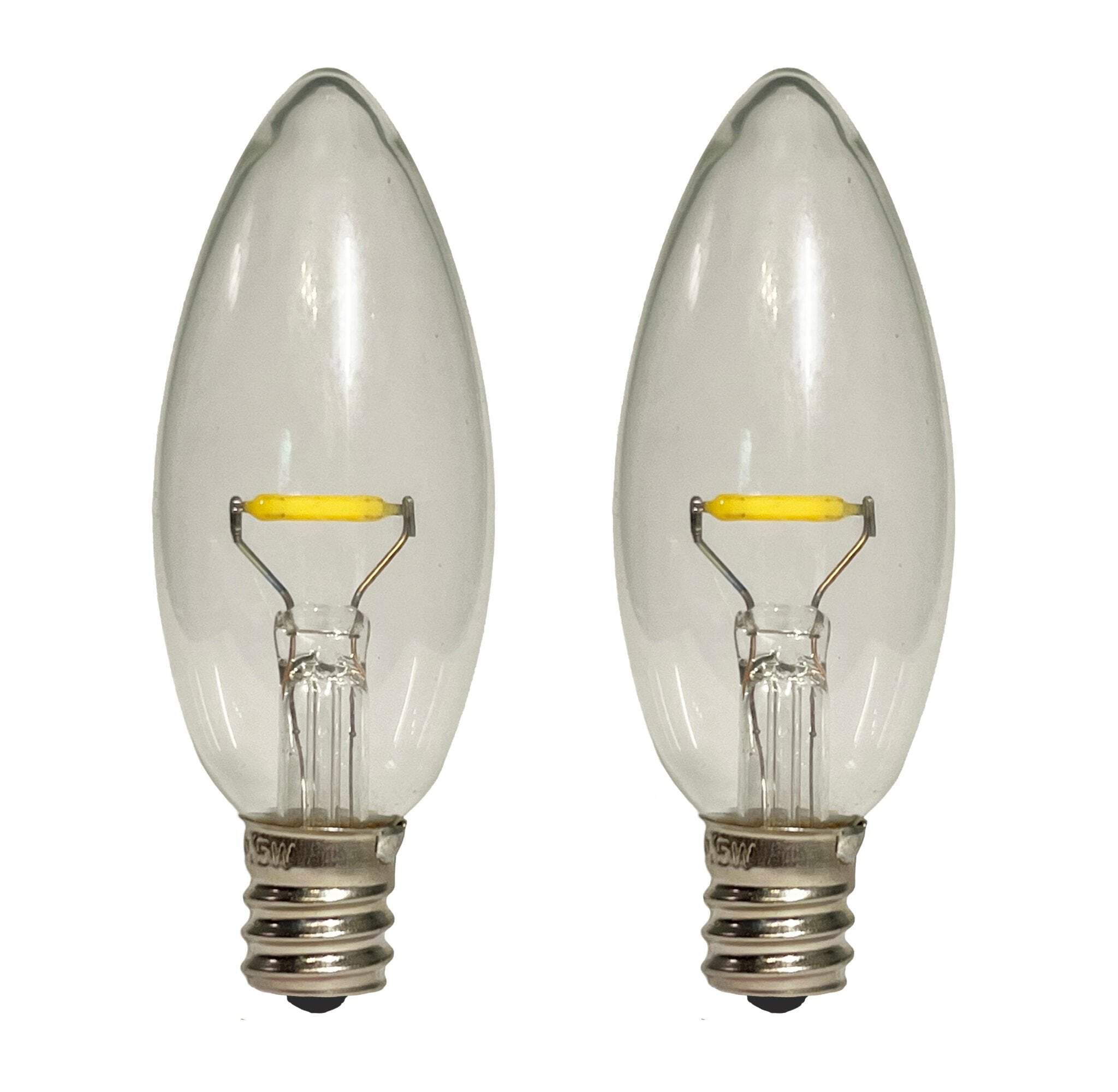 Celestial Lights LED Window Candle Replacement Bulbs 8 Pack for Plug-in ...