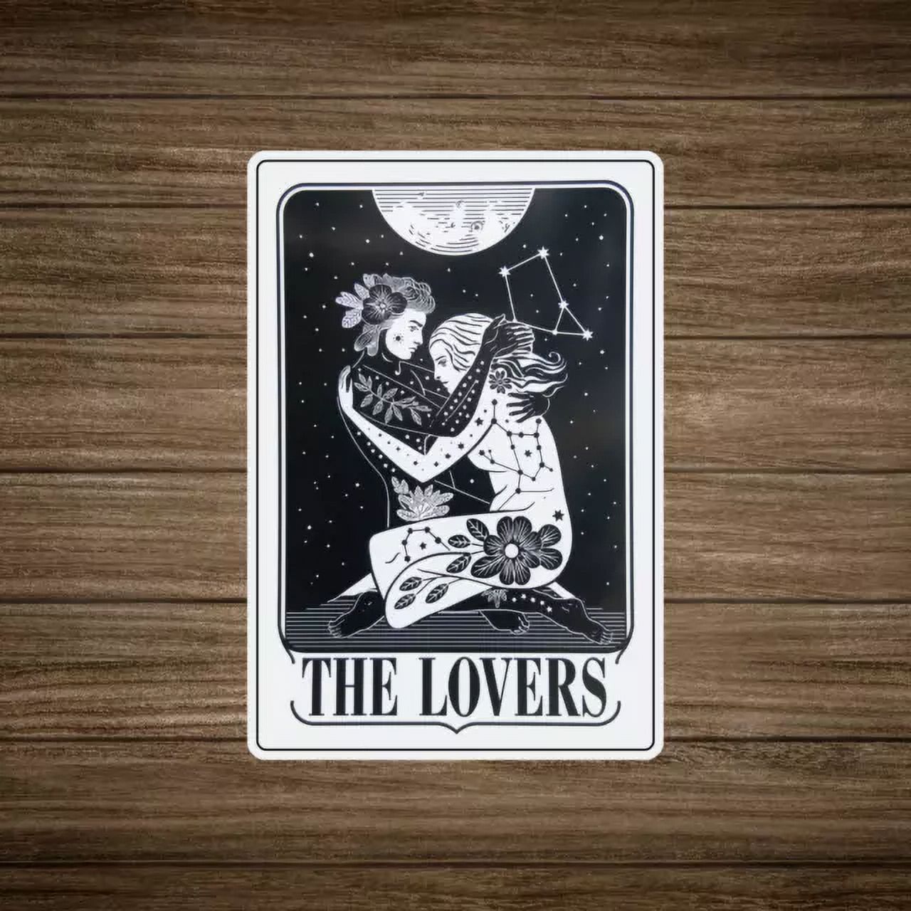 Celestial Lovers Tarot Card Inspired Vinyl Sticker Decalphone Decal ...