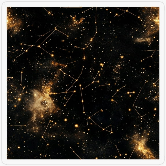 Celestial Map With Precious Reflections Sticker Kir-4083 - Walmart.com