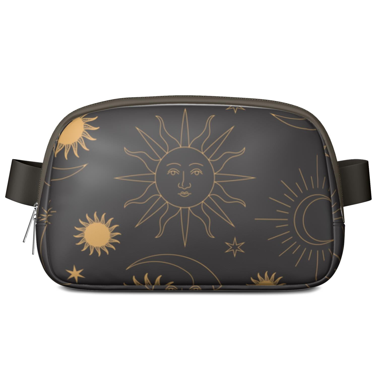 Celestial Moon Fanny Pack – Cosmic Sun and Star Print Waist Bag with ...