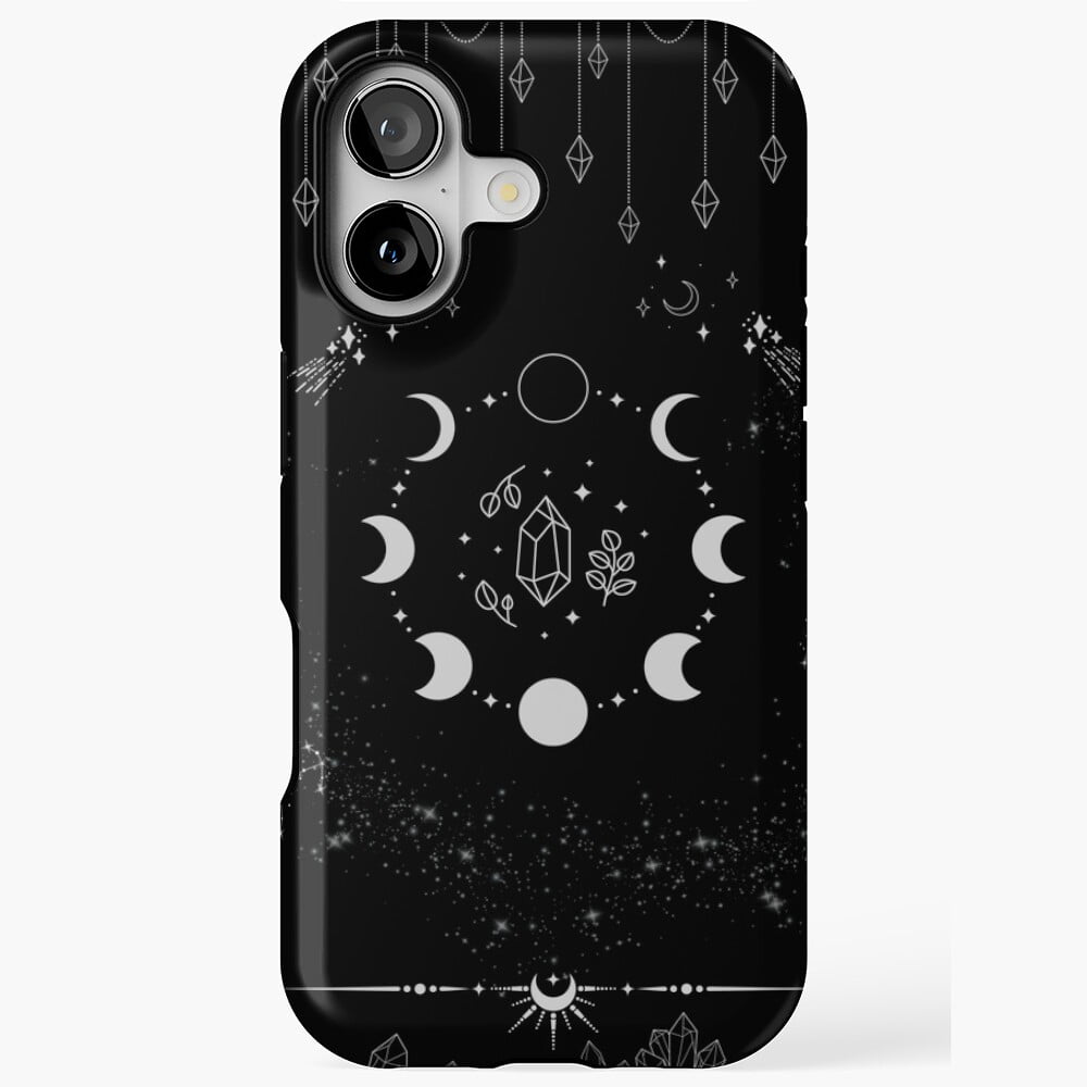Celestial Moon Phases Artistic Minimalist Inspired Pattern Phone Case ...