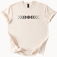 Celestial Moon Phases Tee Lunar Cycle Graphic Shirt Boho Moon Design ...