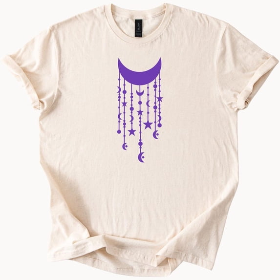 Celestial Moon Stars Graphic Tee Witchy Aesthetic Tshirt Birthday Gifts ...