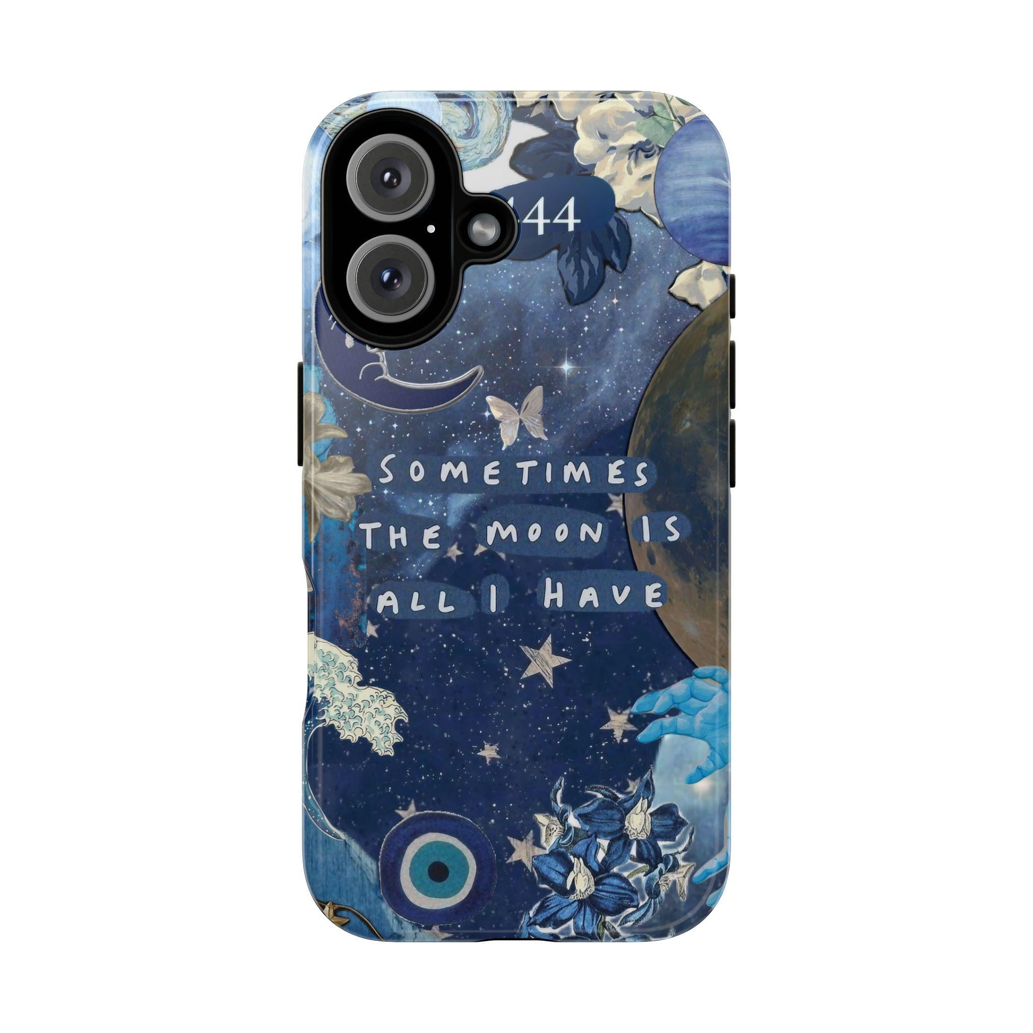 Celestial Moon Stars Space Art Case for iPhone 17 11 12 13 14 15 16 Pro ...
