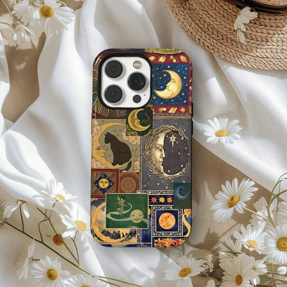 Celestial Moon Stars Vintage Astrology Starry Mystic Collage Case for ...