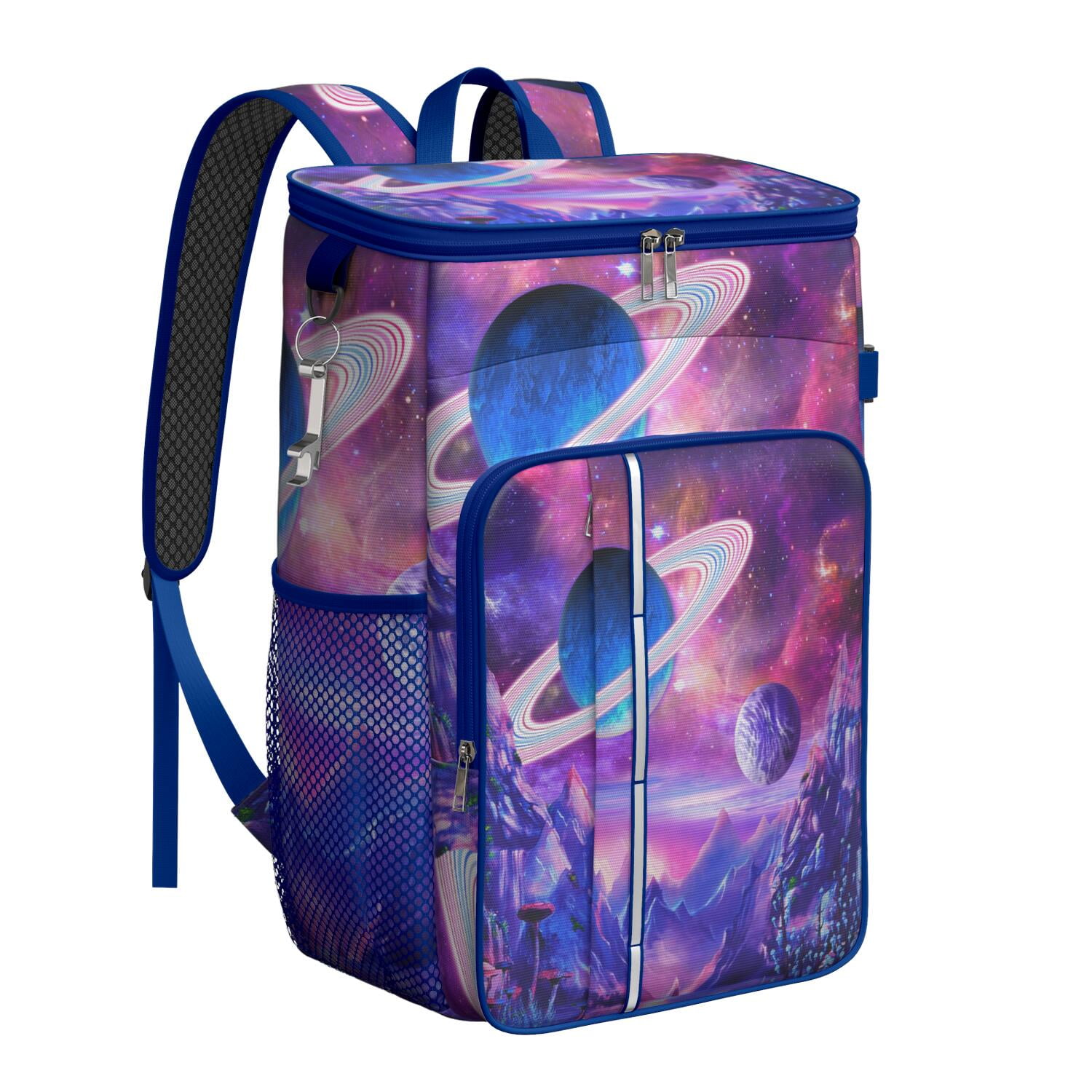 Celestial Moon and Stars Cooler Backpack, Insulated and Leakproof for ...