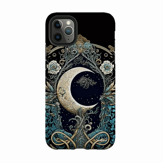 Celestial Moon and Stars Mystical Night Art iPhone Case 17 16 15 14 13 12 11 Pro Max - Walmart.com