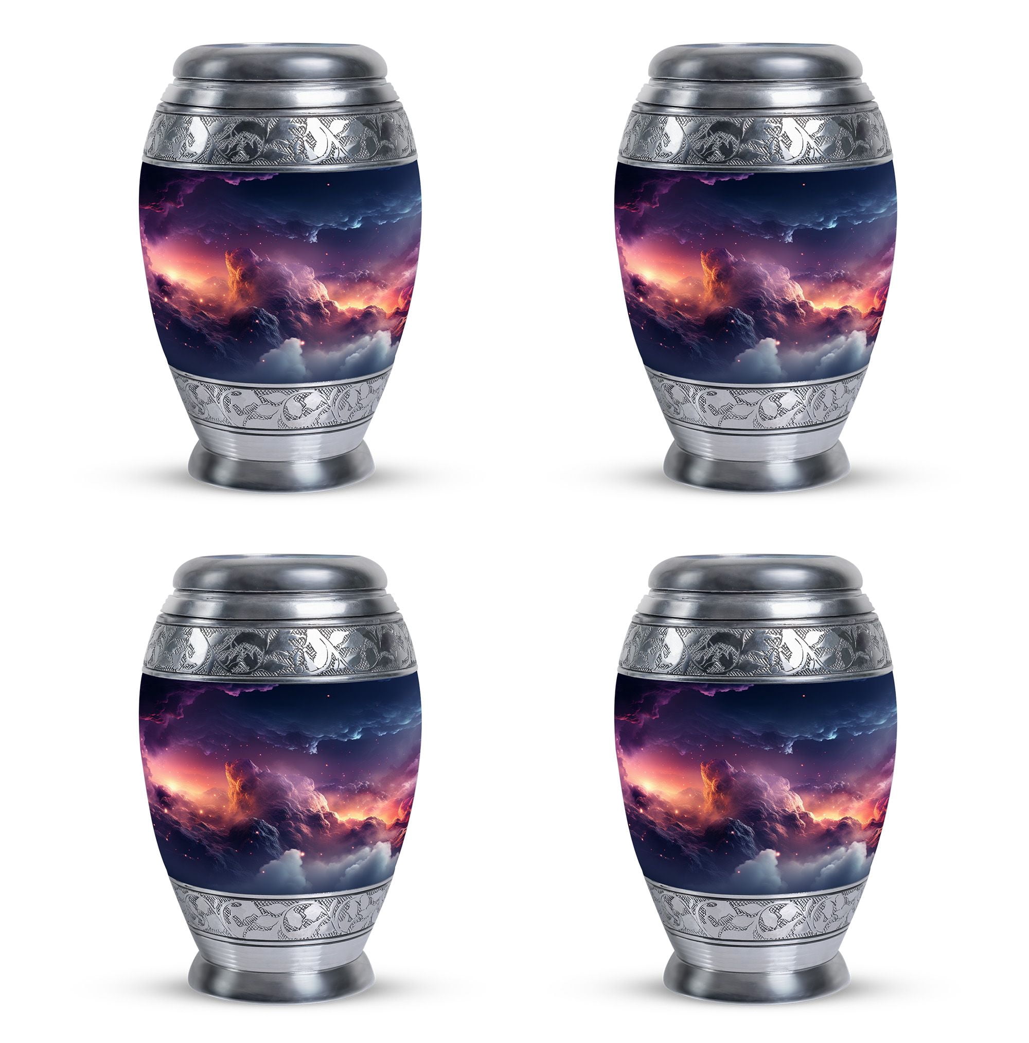 Celestial Mountains Urns For Human Ashes Adult Man, Ash Urns For Humans ...