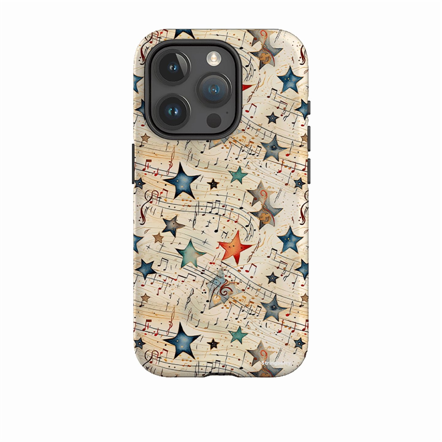 Celestial Musical Stars Cosmic Harmony Artwork iPhone Case 17 16 15 14 ...