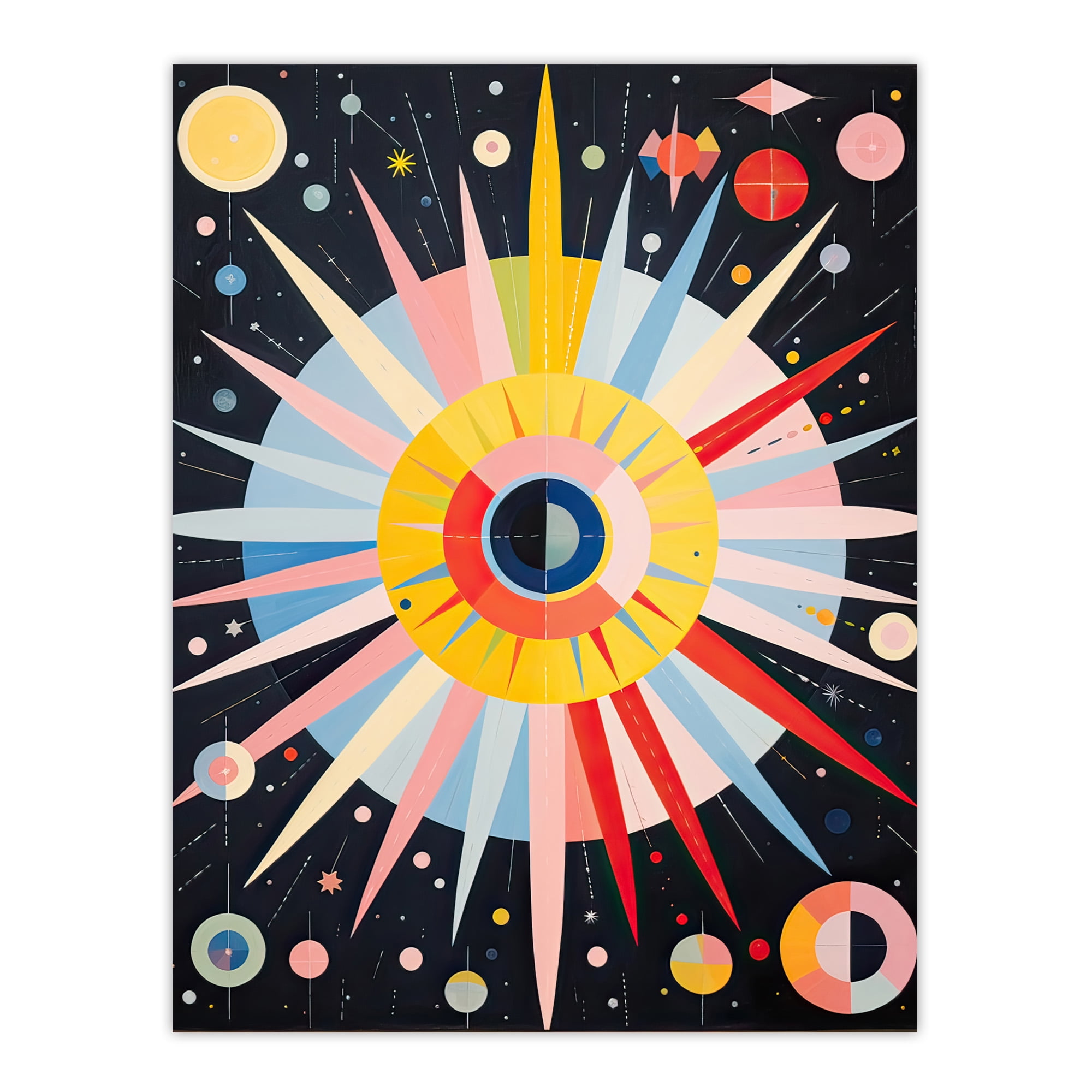 Celestial Navigation Hilma af Klint Style Abstract Oil Painting ...