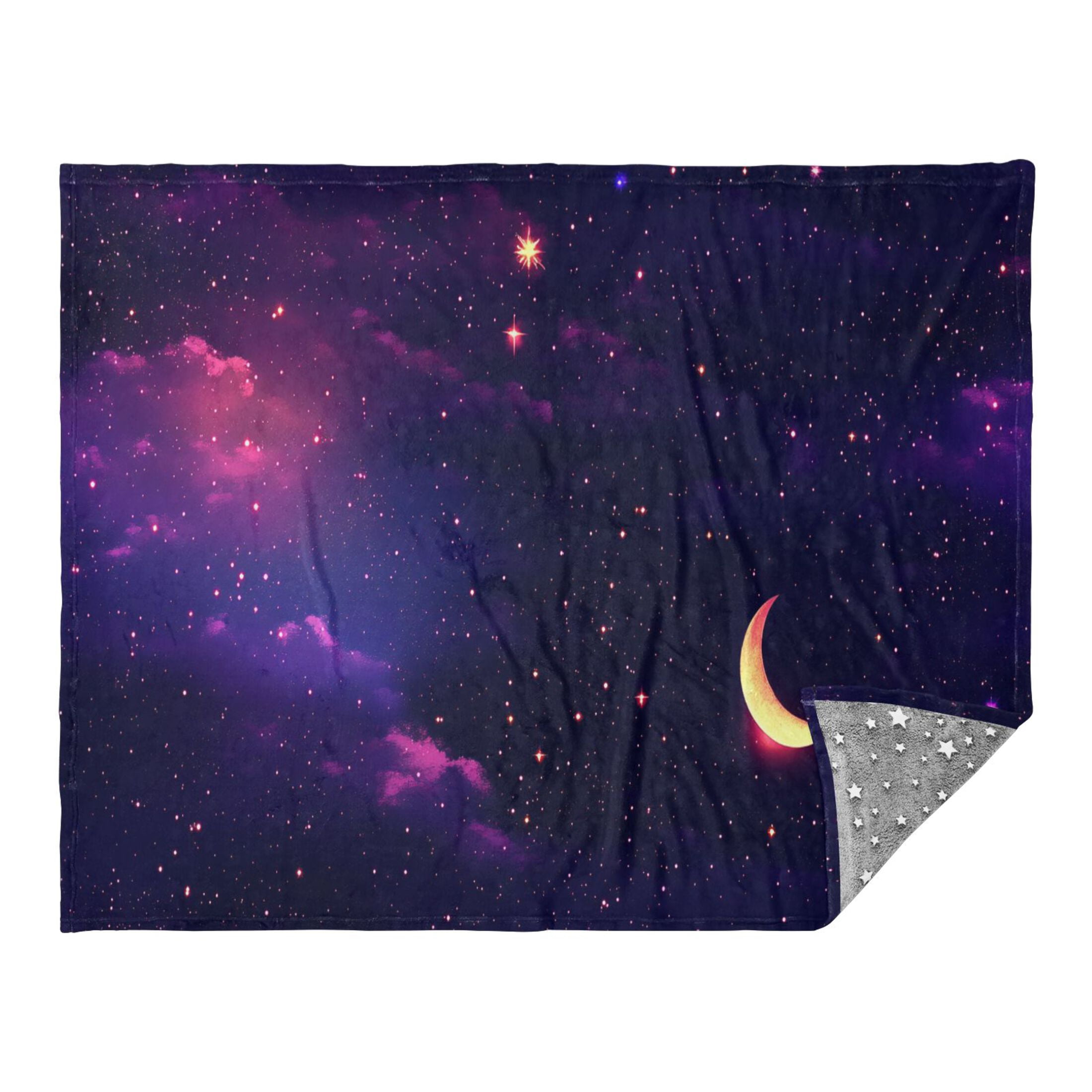 Celestial Night Sky Camping Blankets Bed Throws and Cozy Travel Blanket ...
