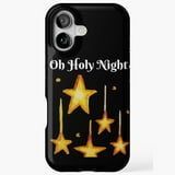 Celestial O Holy Night Stars Christmas Art for iPhone 17 to 11 Pro Max ...
