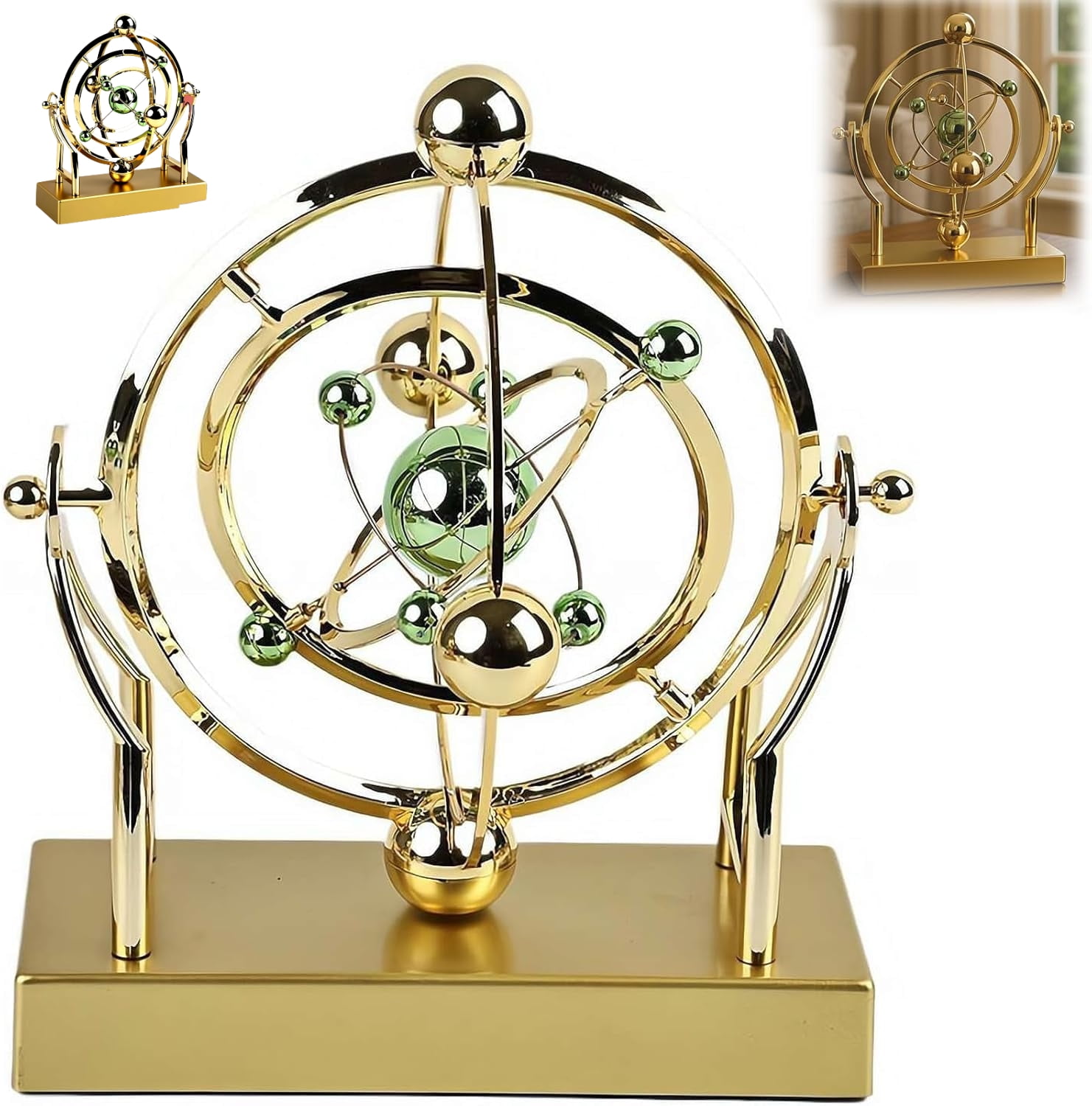 Celestial Orbit Perpetual Motion Pendulum, Kinetic Art Desk Decor ...