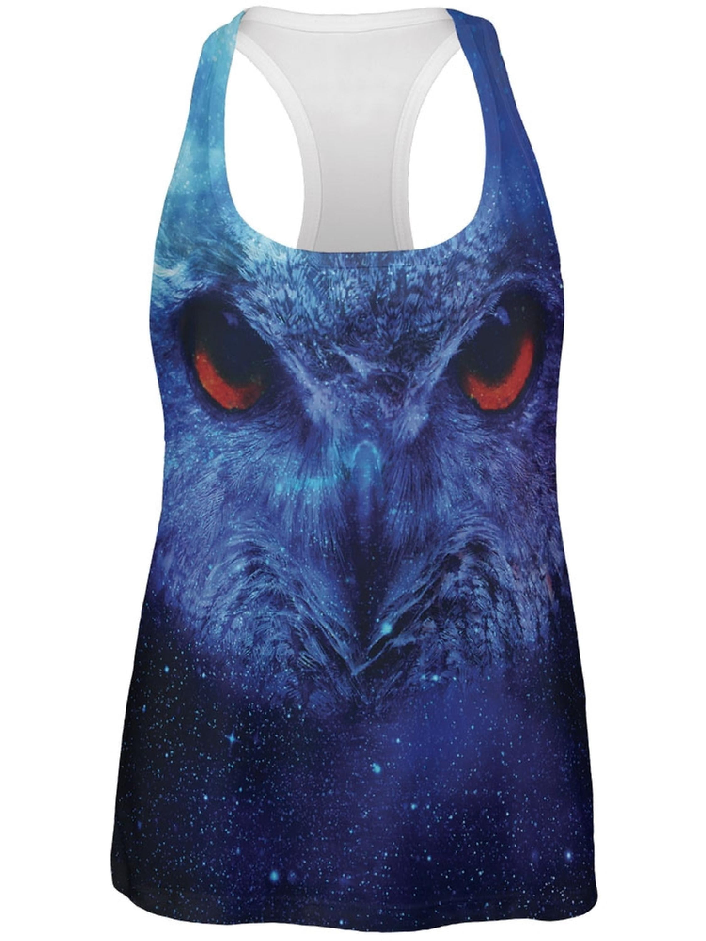 Celestial Owl All Over Womens Work Out Tank Top - Medium - Walmart.com