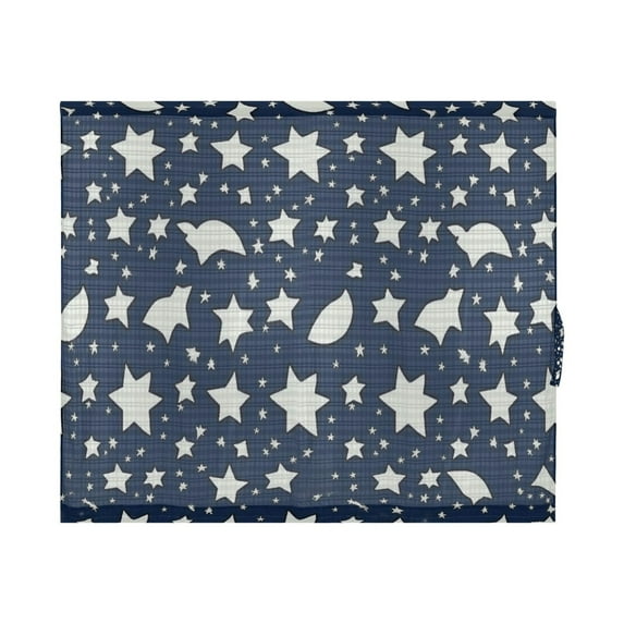 Celestial Patterns Design Door Curtain Blackout Thermal Insulated Door ...