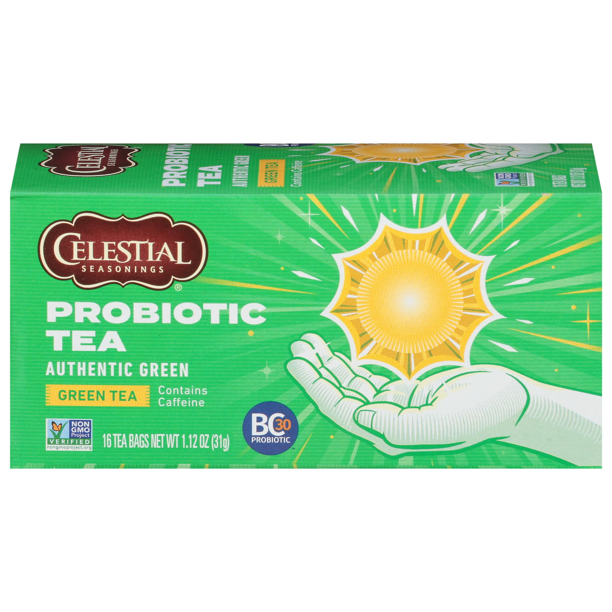 Celestial Probiotic Green Tea, 18ct (pack of 6) - Walmart.com