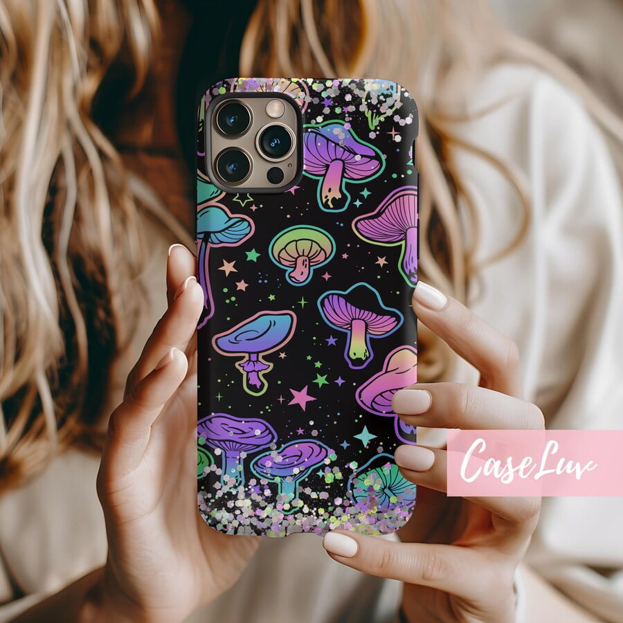 Celestial Psychedelic Magic Mushroom Astrology Phone Case 11 12 13 14 ...