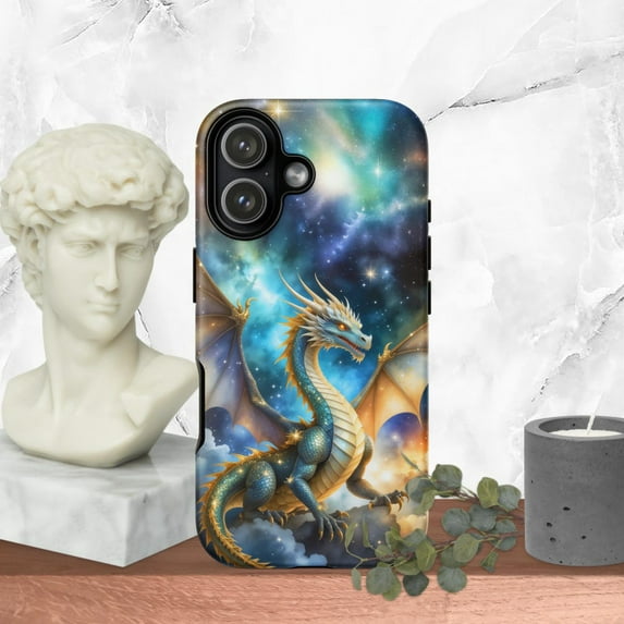 Celestial Rainbow Iridescent Luminous Dragon Phone Case 17 16 15 14 13 ...