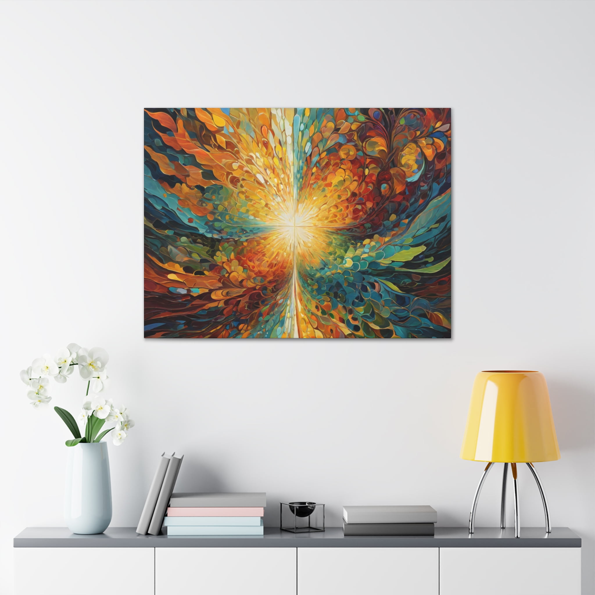 Celestial Reverie Expressionism Canvas Unique Wall Art Designed by ...