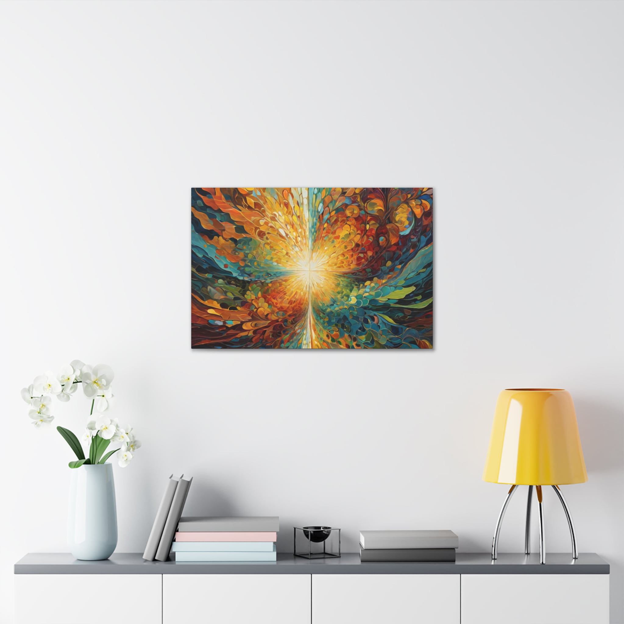Celestial Reverie Expressionism Canvas Unique Wall Art Designed by Artist - Walmart.com