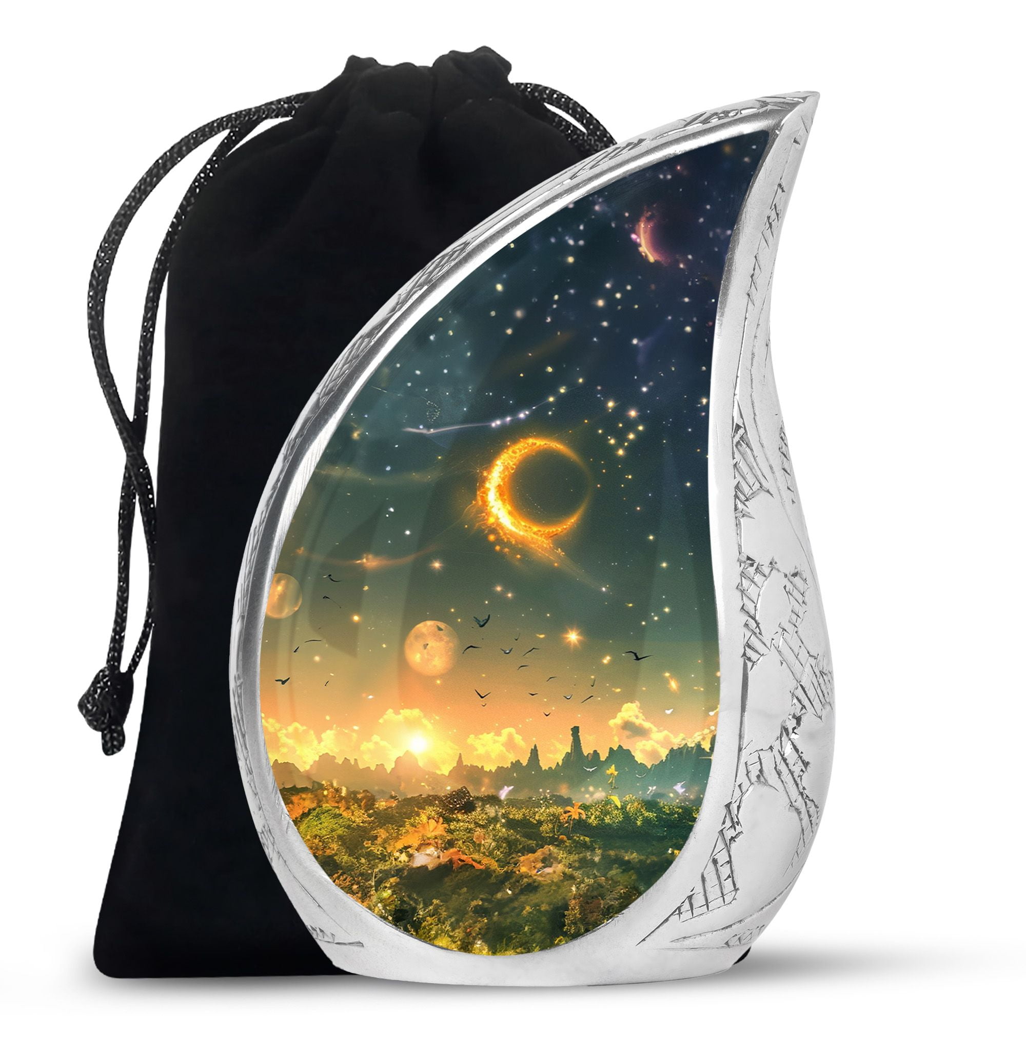 Celestial Reverie, Funeral Urns for Adult Ashes Women, Large Urn ...