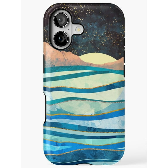 Celestial Sea Abstract Ocean Scenery iPhone Case 11 12 13 14 15 16 17 Pro Max - Walmart.com