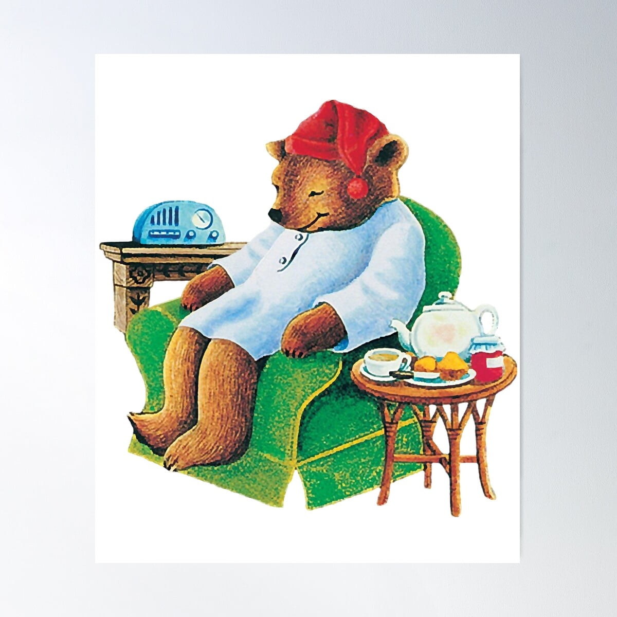 Celestial Seasoning Sleepytime Tea Bear Poster Wall Art, Modern Wall ...