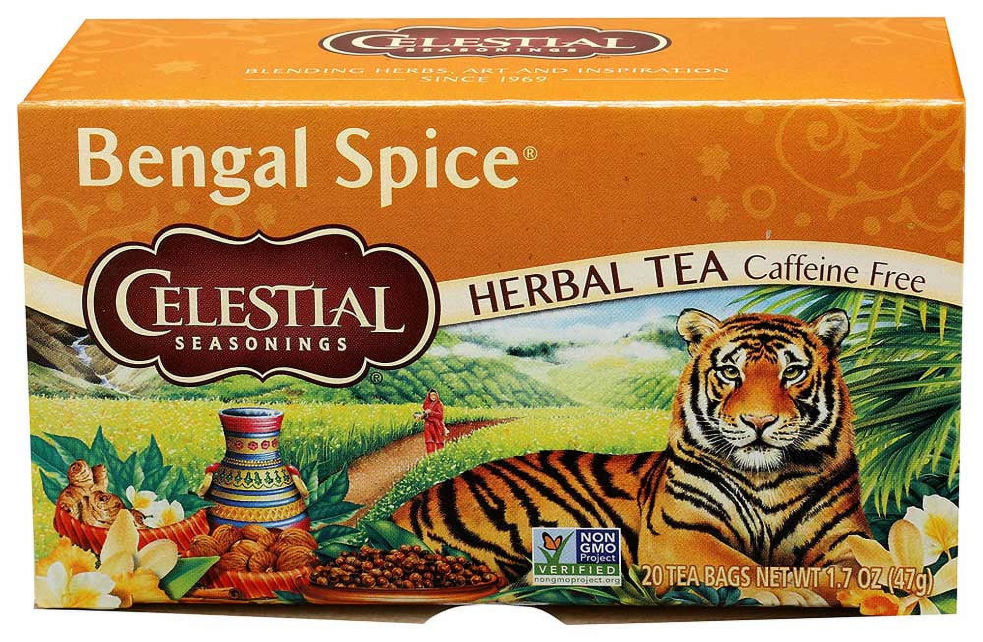 Celestial Seasonings Bengal Spice Herbal Tea, 20 per pack -- 6 packs ...