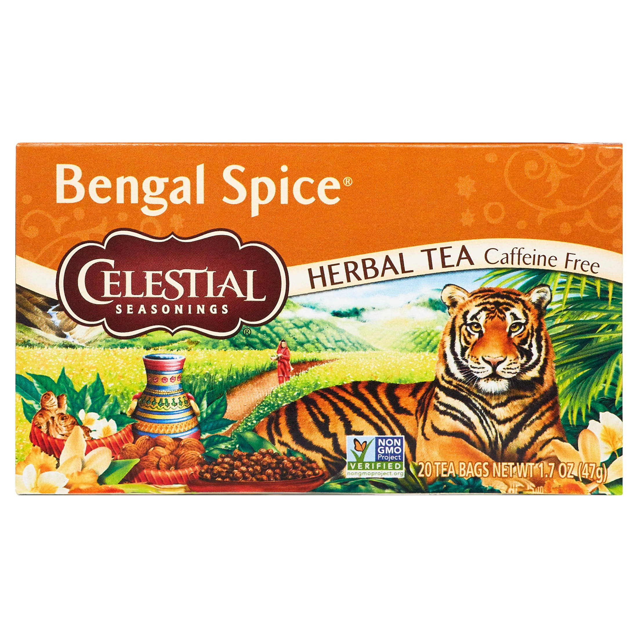 Celestial Seasonings Bengal Spice Herbal Tea Bags, 20 Count - Walmart.com