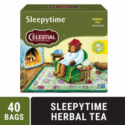 Celestial Seasonings Caffeine Free Sleepytime Herbal Tea 40 ct - Pack ...
