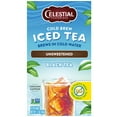 Celestial Seasonings Cold Brew Unsweetened Iced Black Tea Bags, 18 ...