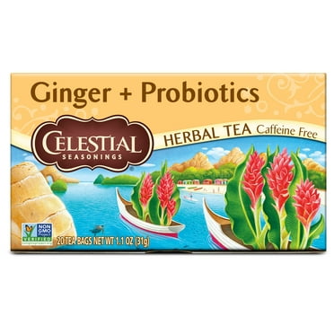 Celestial Seasonings Zinger Sangria Caffeine Free Herbal Tea, 20 count ...